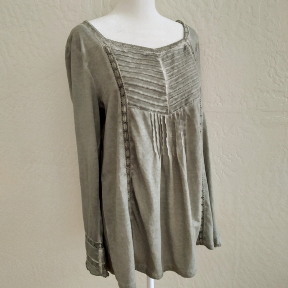 Soft Surroundings | Tops | Soft Surroundings Light Green Tunic | Poshmark